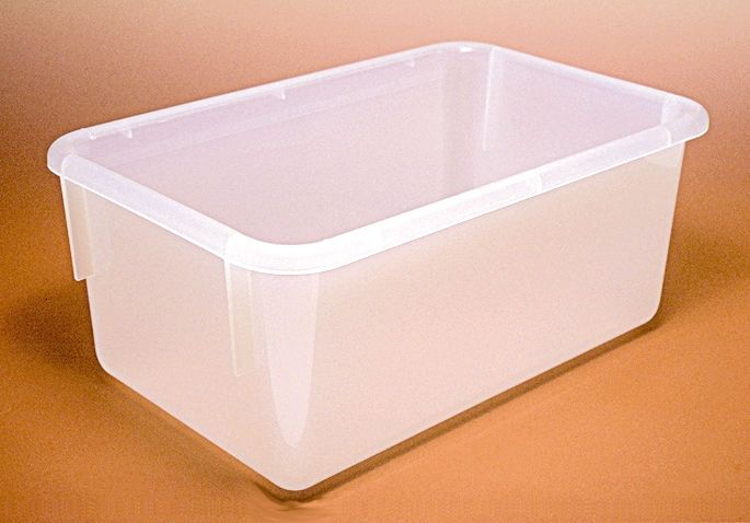 Autoclavable Container, Natural, 19x10.25x5.15", S