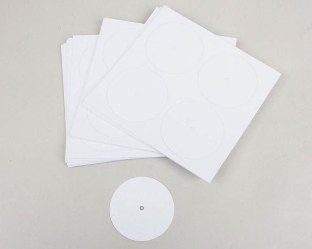 Cardboard Wheels, 2 1/2"d, Pk/100, Linx®